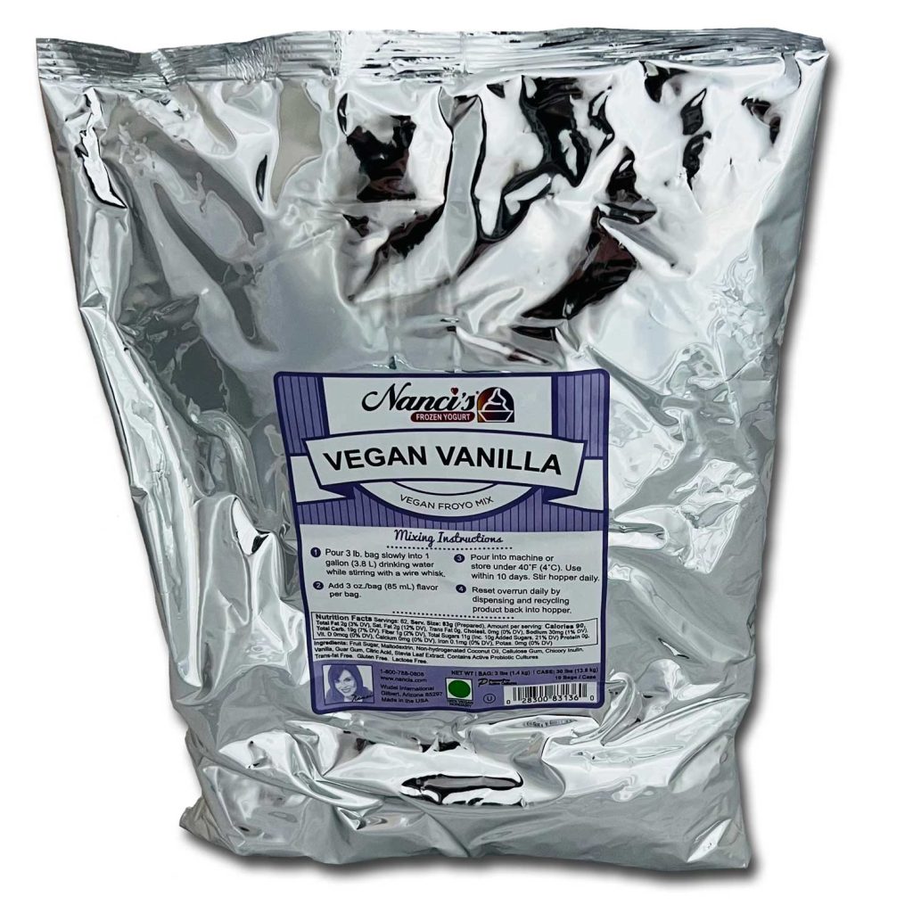 Nondairy Vegan Frozen Yogurt Mix – Vegan Vanilla – FroCup